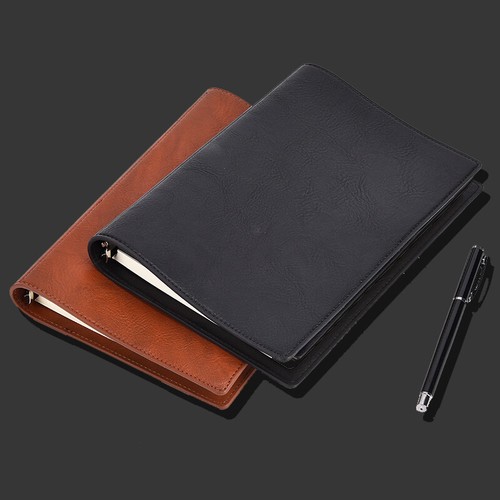 Vintage Refillable PU Leather Cover Journals Notebook Line Paper Diary ...