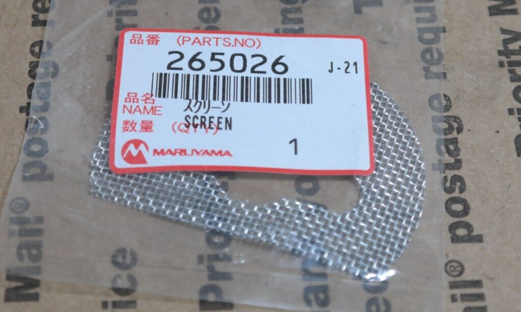 MARUYAMA Trimmer Air Filter SCREEN B23C B27L B230 B270 B300 M27 M27QC ...