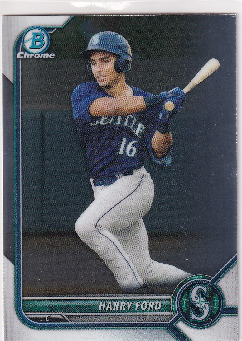 2022 BOWMAN CHROME PROSPECTS RC HARRY FORD SEATTLE MARINERS ROOKIE (JC ...