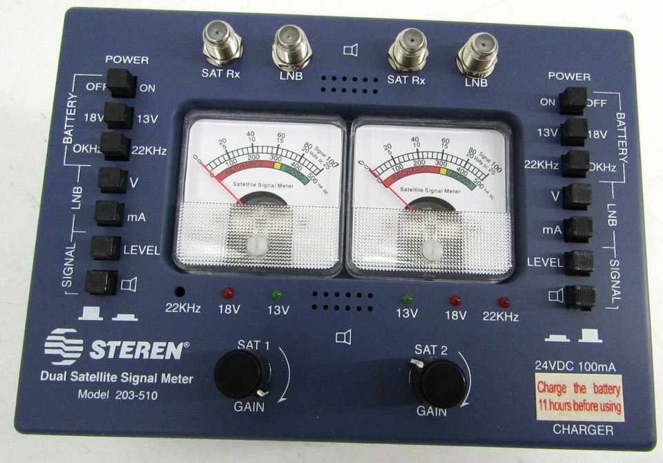 Satellite Signal Meter Analog Finder Antenna Testing Level, Current ...