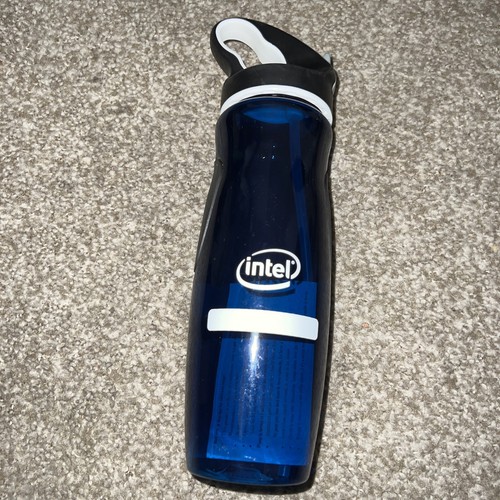 Intel Inside Water Bottle Blue Tech Swag Leed's 24 OZ | eBay