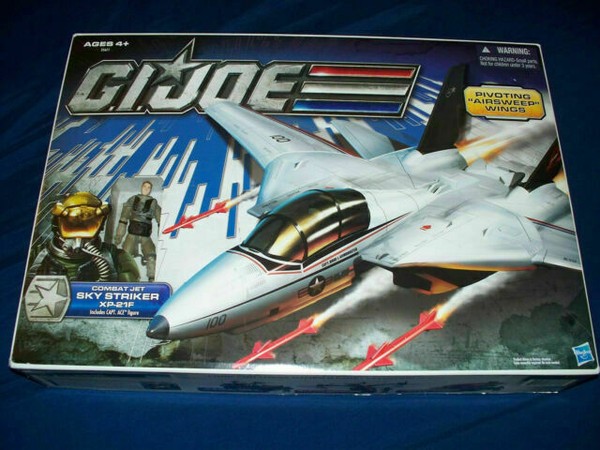 Hasbro G.I. Joe Skystriker Jet Vehicle with Pilot Figure 3.75 inch ...