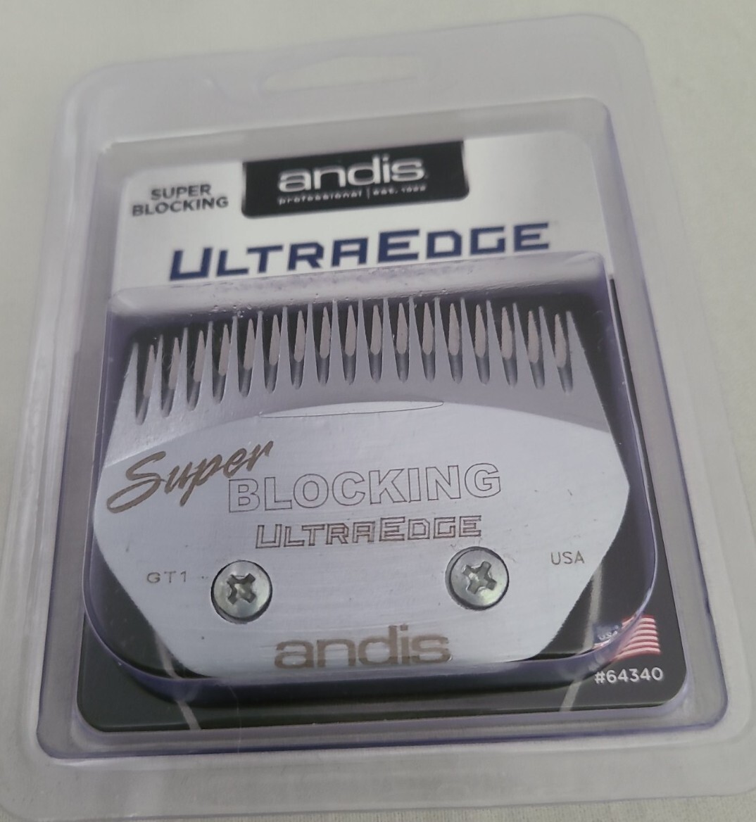 ANDIS Ultra Edge SUPER BLOCKING Clipper Blade 64340 #3408 *NEW & SEALED ...
