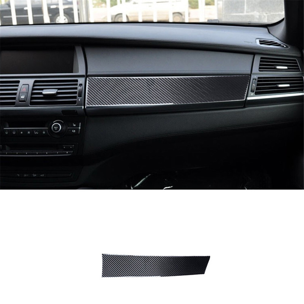 52Pcs Carbon Fiber Full Interior Kit Cover Trim For BMW X5 E70 X6 E71 ...