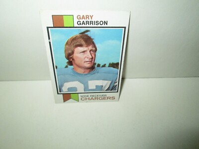 GARY GARRISON 1973 football card Topps #375 SAN DIEGO CHARGERS Legend ...