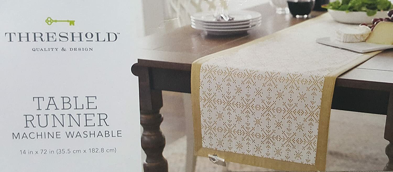 Threshold Scandinavian Snowflake Table Runner (72" x 14"), NEW Target ...