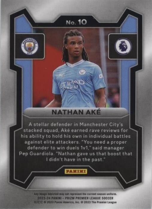 2023-24 Panini Prizm Premier League Nathan Ake #10 | eBay