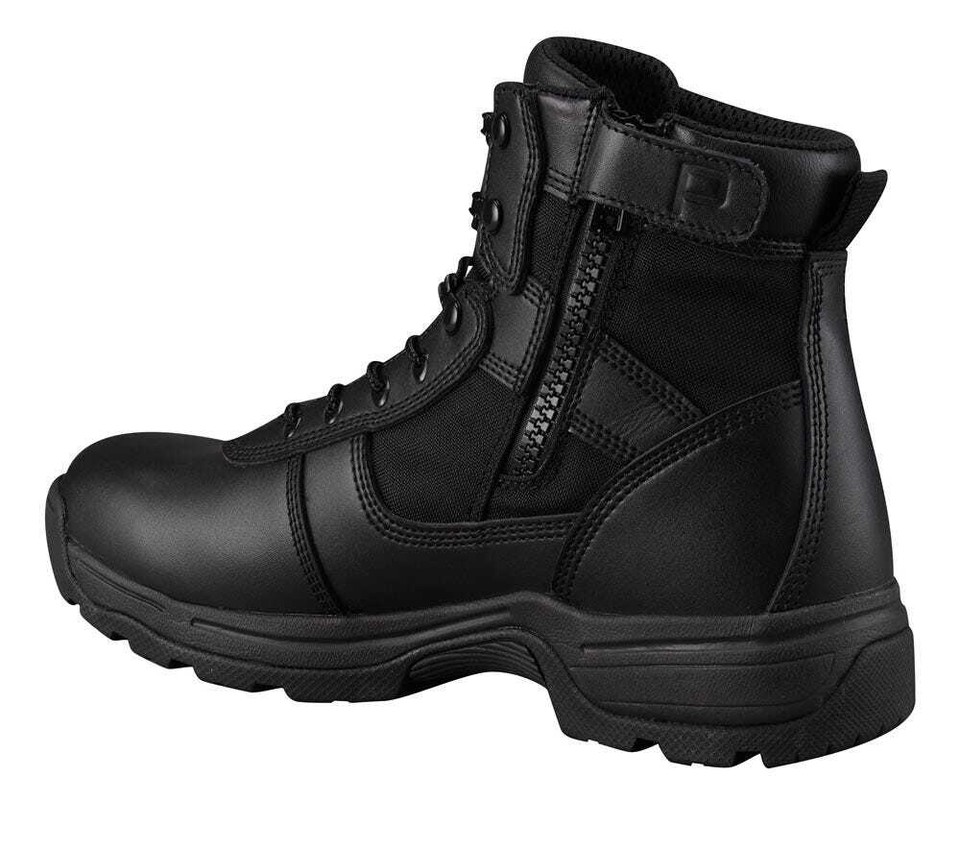 Propper® Series 100 6" Men's Military Boots- Side Zip, Full Grain ...