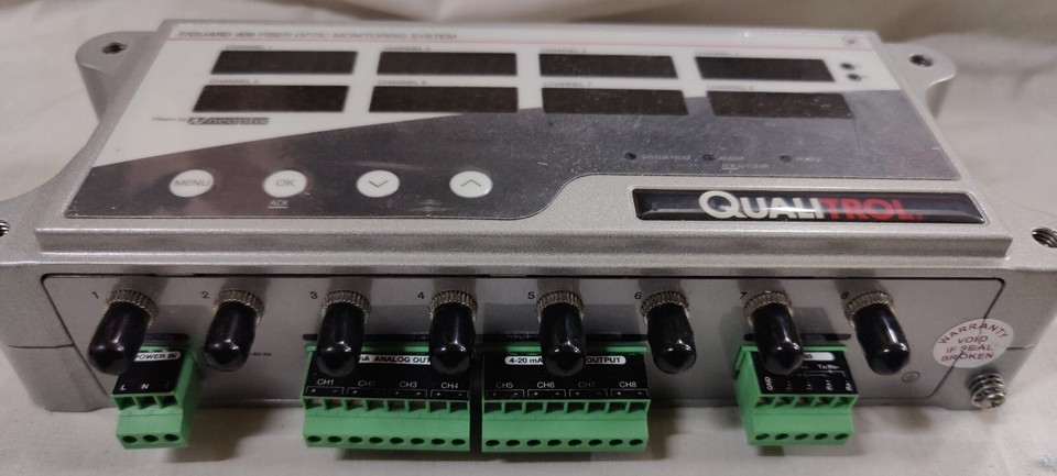 Qualitrol T/Guard 408LC Fiber Optic Monitoring System 408LC-08-EP1-FX ...