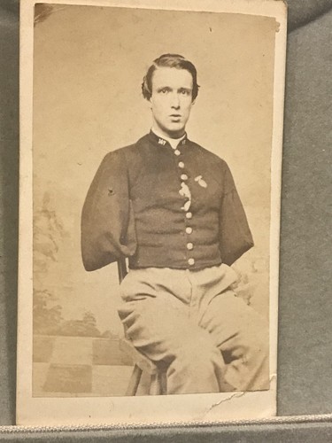 Original CDV Civil War Co G 147th NY Double Amputee Soldier Alfred A ...
