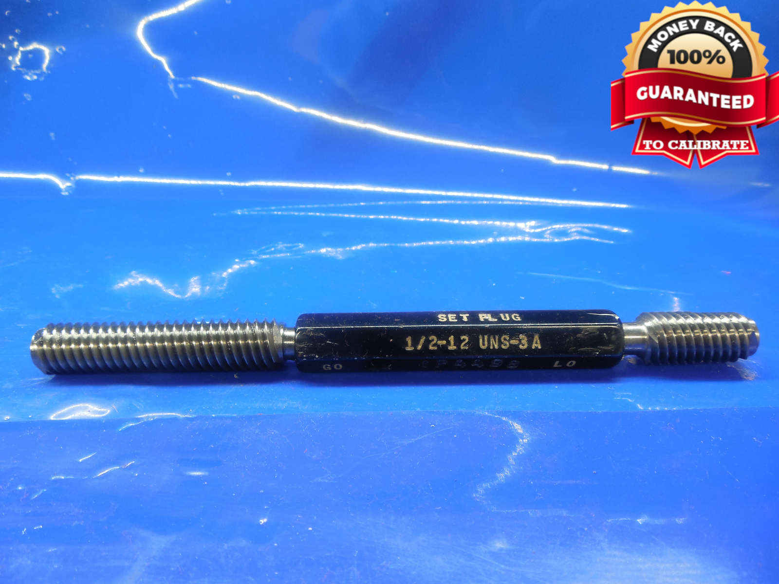 1/2 12 UNS 3A QUAD LEAD SET THREAD PLUG GAGE .5 GO NO GO PDS .4459 ...