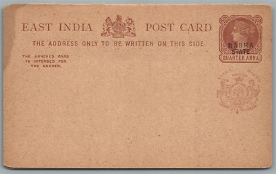EAST INDIA NABHA STATE ANTIQUE POSTCARD | eBay