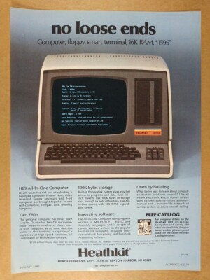 1980 Heathkit H89 All-In-One Computer vintage print Ad | eBay