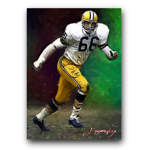 Ray Nitschke #19 Art Card Limited 41/50 Edward Vela Signed (Green Bay ...