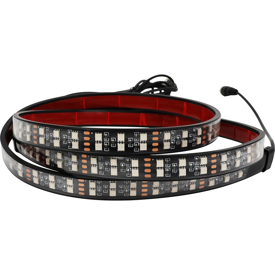 6PCS Double Row RGB LED Dream Lights Strip Neon Underglow LED Bright ...