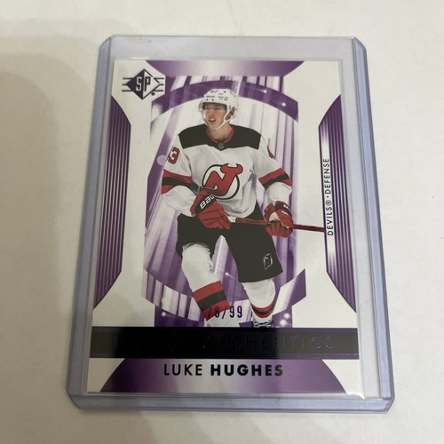 SP 2023-24 Rookie Authentic Luke Hughes /99 | eBay