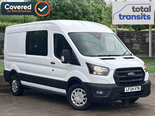 2024 Ford Transit 2.0 EcoBlue 130ps H2 Trend Double Cab Van PANEL VAN ...
