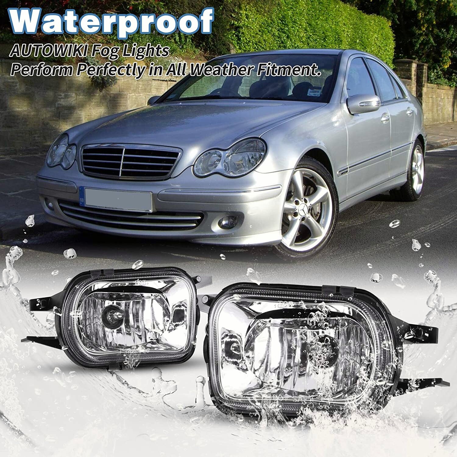 for 02-07 Mercedes Benz W203 C-Class Fog Lights Mercedes Benz C200 ...