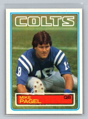 1983 NFL Topps Mike Pagel #215 Baltimore Colts 83-TFBC | eBay