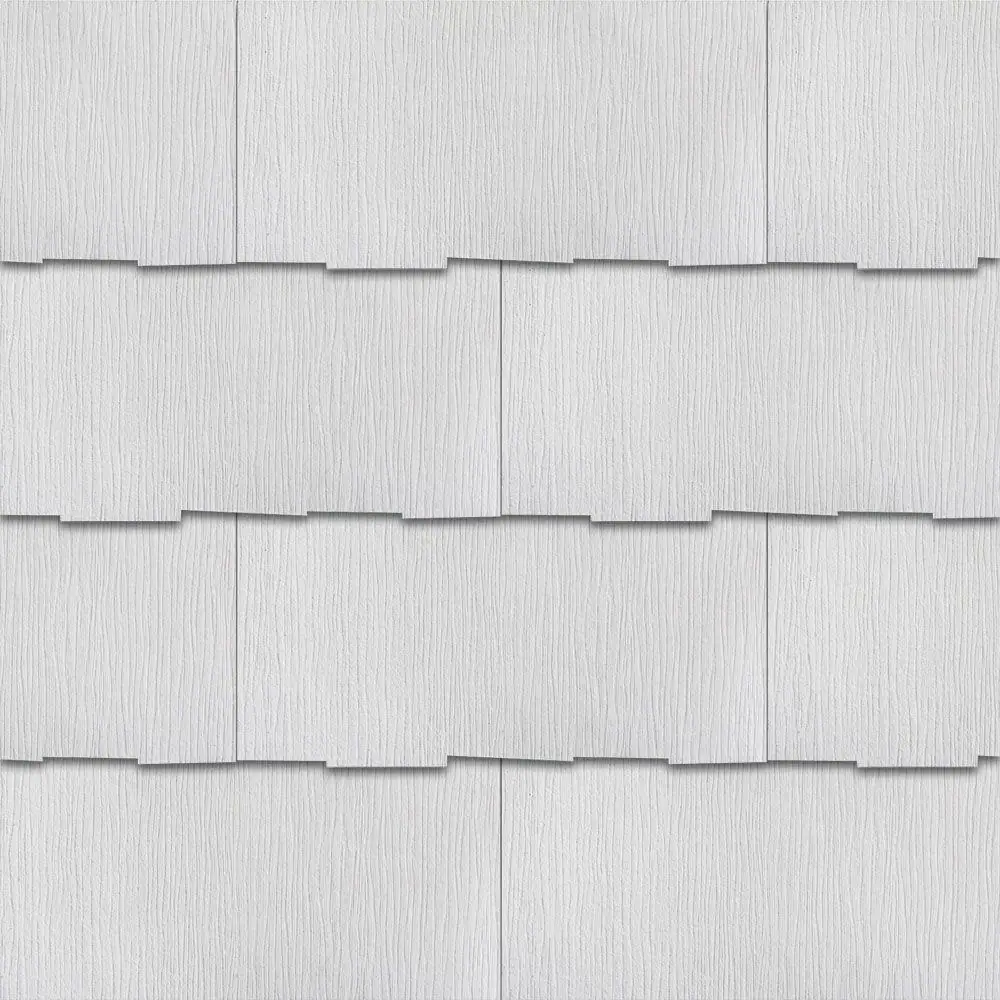 GAF WeatherSide Purity Thatched 12 x 24" Fiber Cement Shingle Siding ...