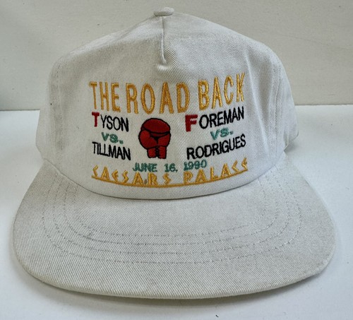 Vintage Mike Tyson Vs Tillman Boxing Snapback Hat The Road Back | eBay