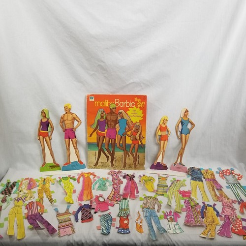Mattel 1972 Malibu Barbie The Sun Set With Malibu Sun Fashions Paper ...