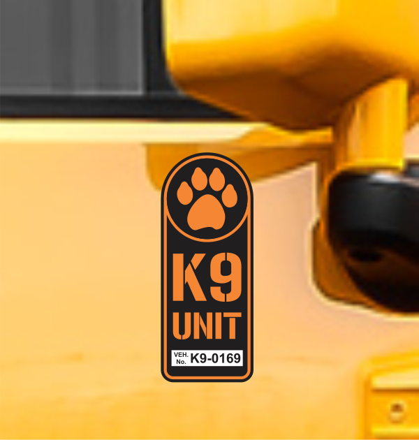 K9 Unit Badge Sticker Set Vinyl Decal Hunting Bomb Police Dog Paw | eBay