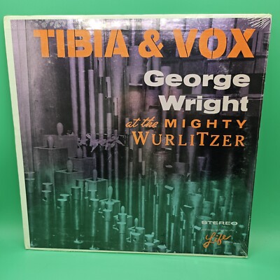 GEORGE WRIGHT AT THE MIGHTY WURLITZER TIBIA & VOX VINYL RECORD LP BRAND ...