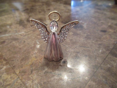 Monet Angel Brooch Pin Rhinestones Silver and Gold Tones | eBay