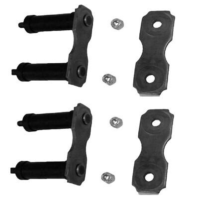 Crown 5357499K-QTY2 Set of 2 Rear Leaf Spring Shackles 76-86 Jeep CJ5 ...