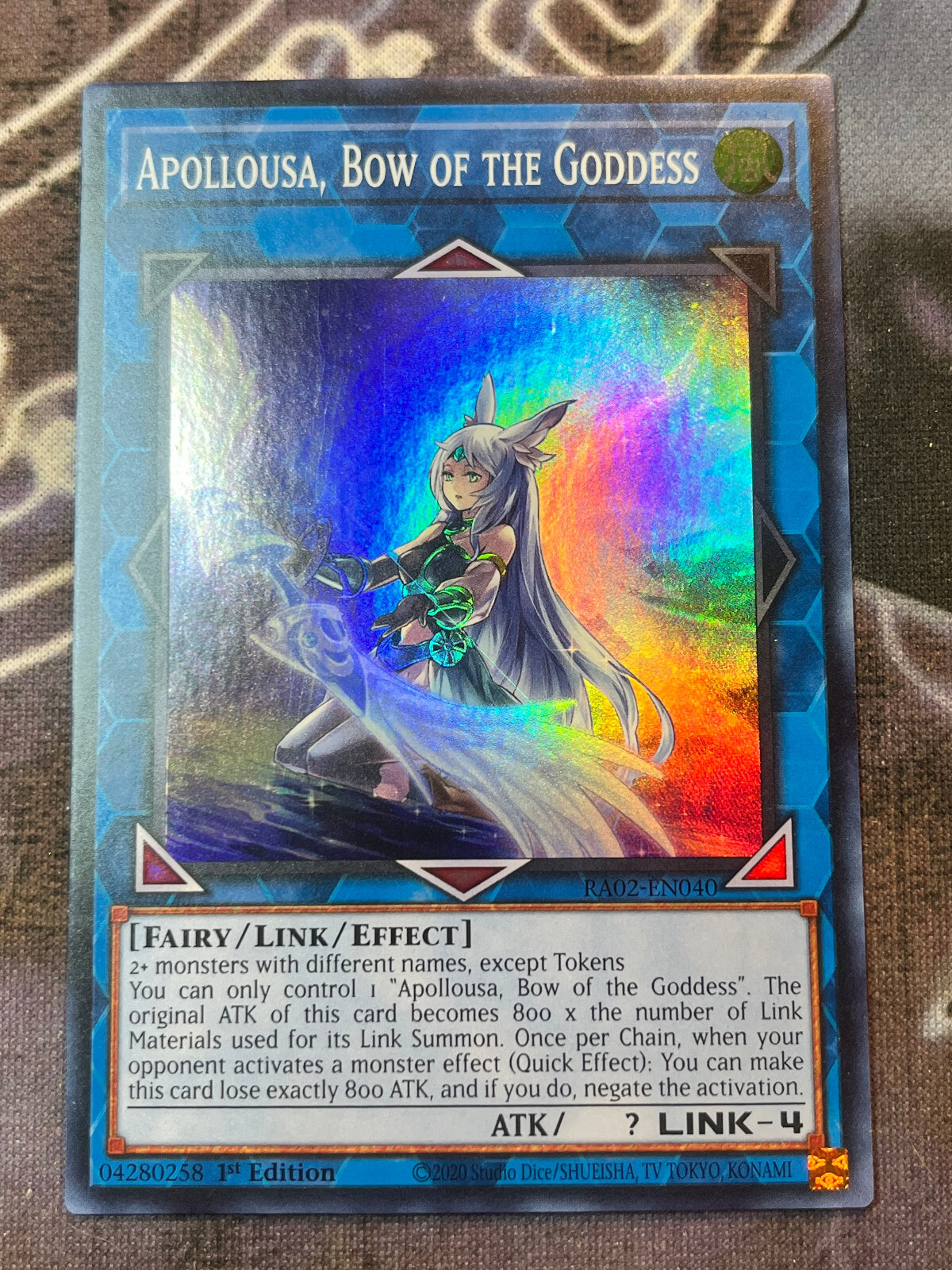 YUGIOH Apollousa, Bow of the Goddess Rarity Collection II UR 1st Ed NM ...