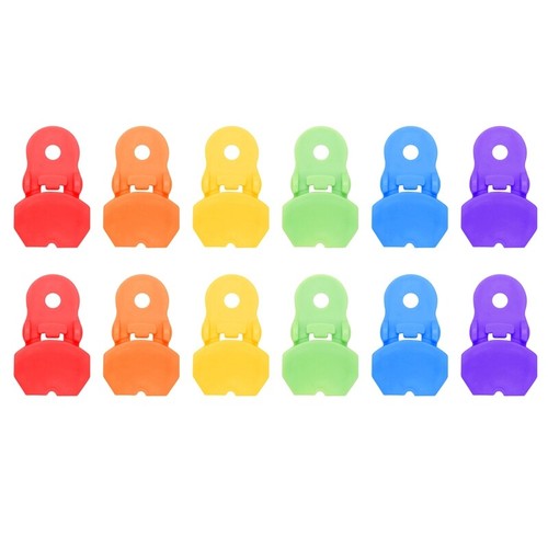 12 Pieces Color Manual Easy Can Opener, Premium Plastic Tab Openers ...