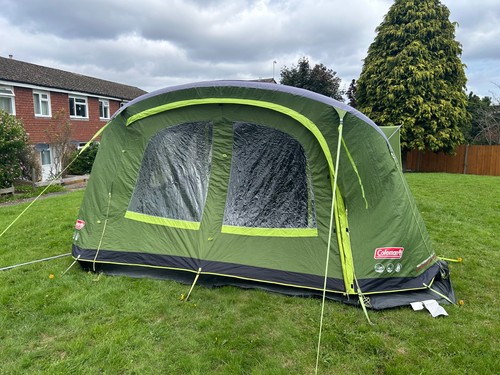 Coleman Weathermaster 8XL Blackout Tent Air Airbeam Inflatable 8 Man ...