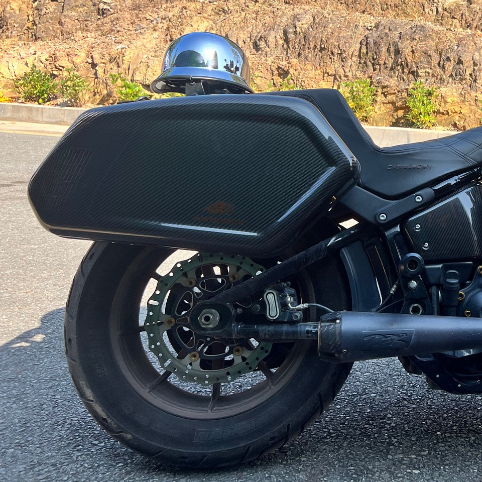 2018-2024 Harley-Davidson Street Bob Low Rider ST FXST FXDR FLS Black ...