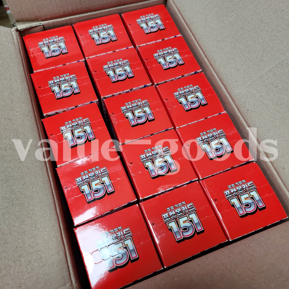 Pokemon Card Scarlet&Violet 151 Booster Box sv2a New Sealed Korean ver ...