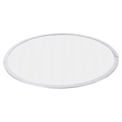 1x 14" Aluminium Pizza Screen Non Stick Wire Mesh Round Baking Pan ...