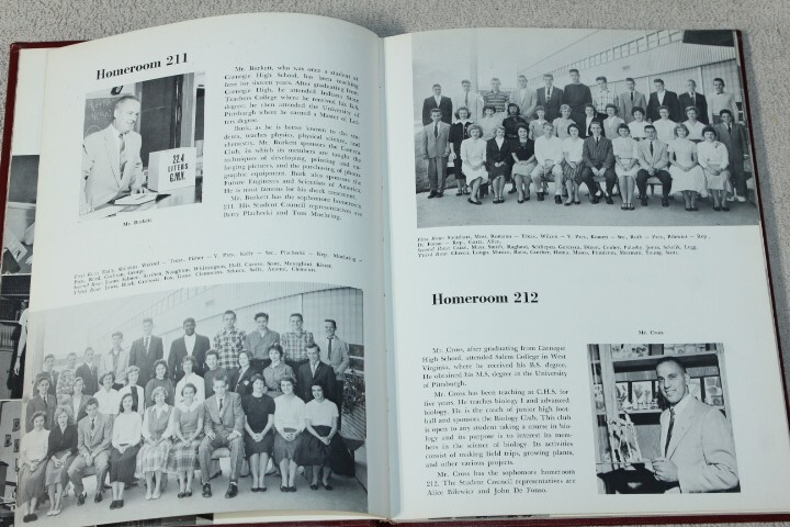 1959 Carnegie High School Yearbook Annual Carnegie Pennsylvania PA ...