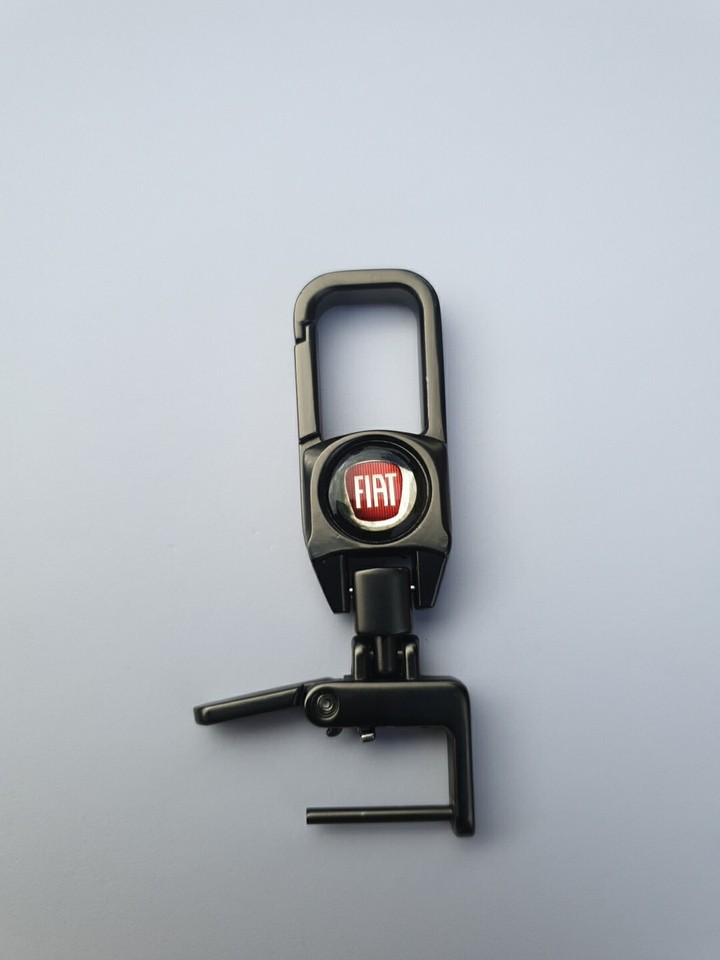 Fiat Grey Metal Car Logo Keychain Key Fob Car Brand Keychain Gift UK | eBay