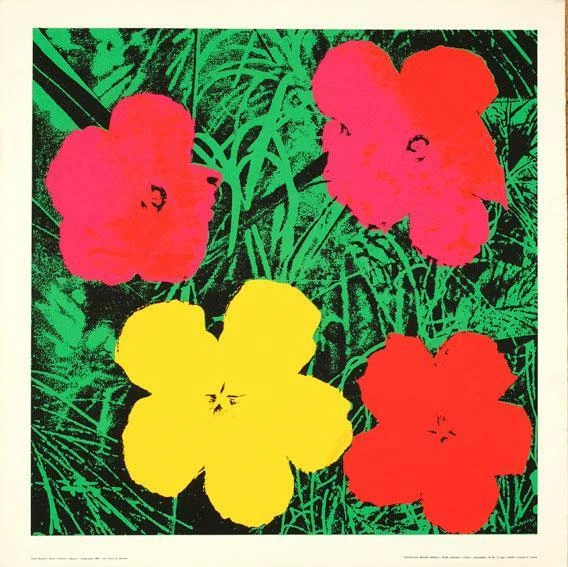 Andy Warhol Pop Art Flowers