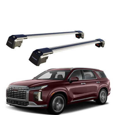 For Hyundai Palisade 2020-2024 Aluminium Roof Racks Cargo Cross Bars ...