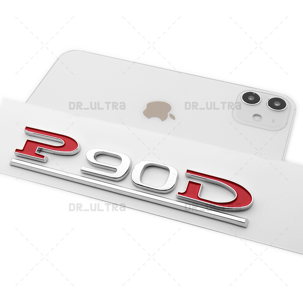 Tesla Liftgate P90D Performance Nameplate Logo Badge Emblem Sport ...