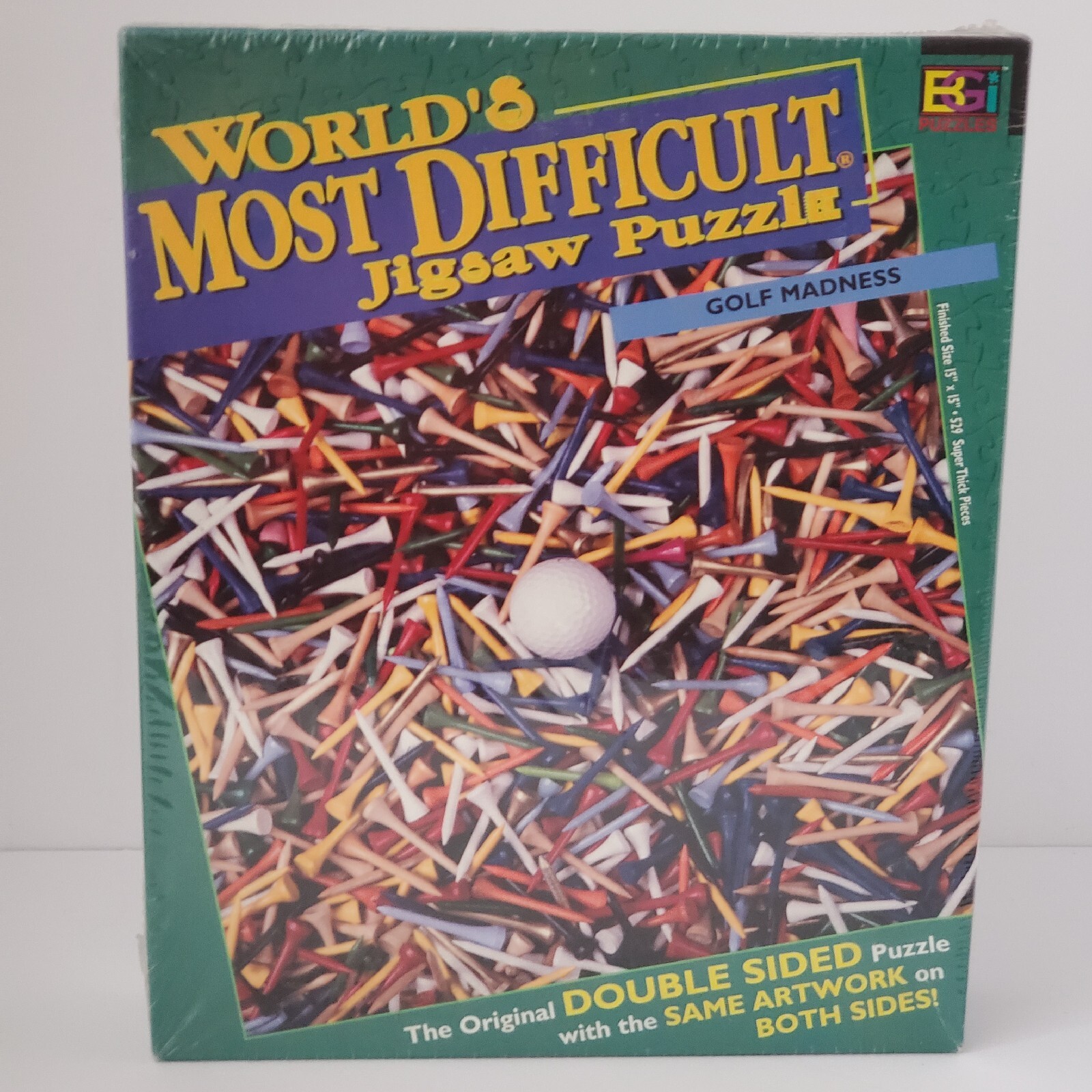 Worlds Most Difficult Jigsaw Puzzle Golf Madness Double Sided 529 ...