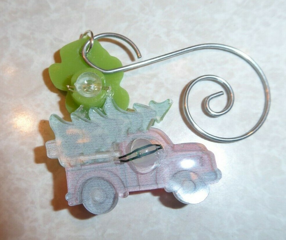 Handmade Mini. Grinch Red Truck WHO STOLE CHRISTMAS WHOVILLE TREE ...