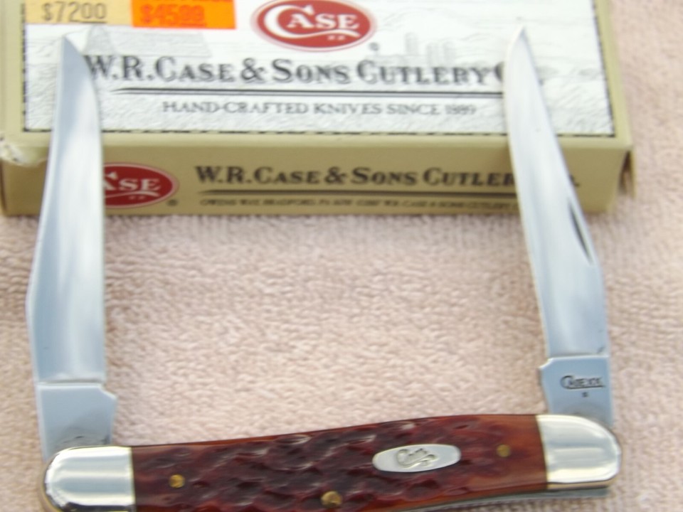CASE XX USA 1 DOT 2009 CHESTNUT BONE PREMIUM MUSKRAT KNIFE CV CARBON ...