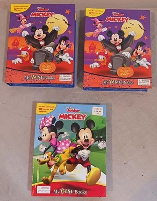 Disney Mickey Mouse & Mickey Halloween My Busy Book With Figures (23 ...
