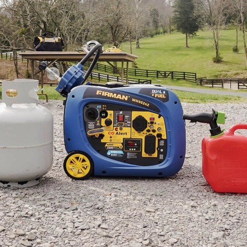 Firman 4000W Dual Fuel Inverter Portable Generator WH03242 FIRMAN ...