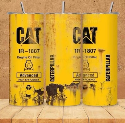 Cat-oil filter 20 OZ Insulated Tumbler Coffee mug, Great For Gifts Or ...