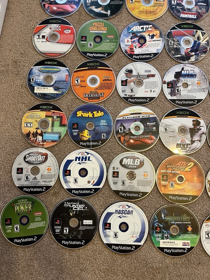 Disc Only Video Game Lot Of 100 Games UNTESTED Disc Only | eBay