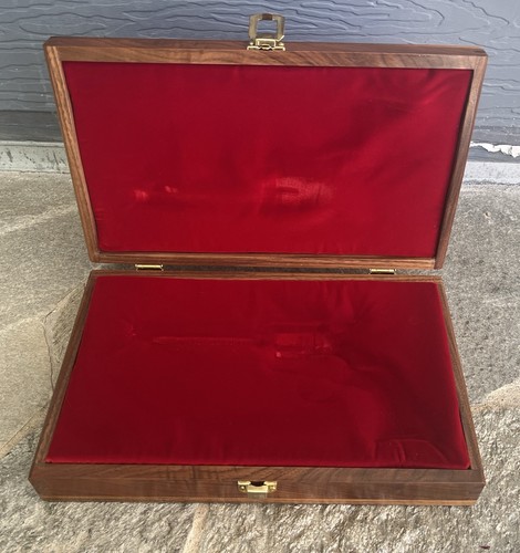 Custom Walnut and Velvet Case for Colt 5-1/2" Single Action Revolver | eBay