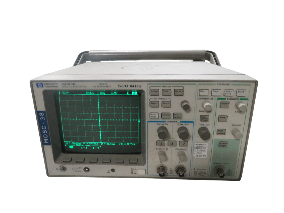 Hewlett Packard HP 54615B Oscilloscope 500 MHz 1 GS/s W/ HP54650 Module ...